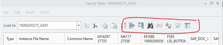 Solved: Creo Family table verify instances disabled. - PTC Community
